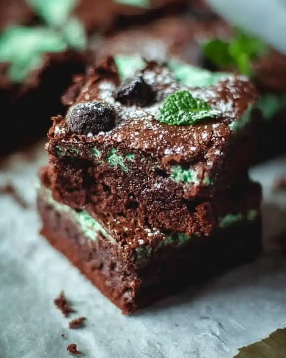 Mint Brownies